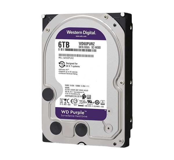 قیمت هارد دوربین مداربسته وسترن دیجیتال 6 ترابایت WD60PURZ - آی تی بازار