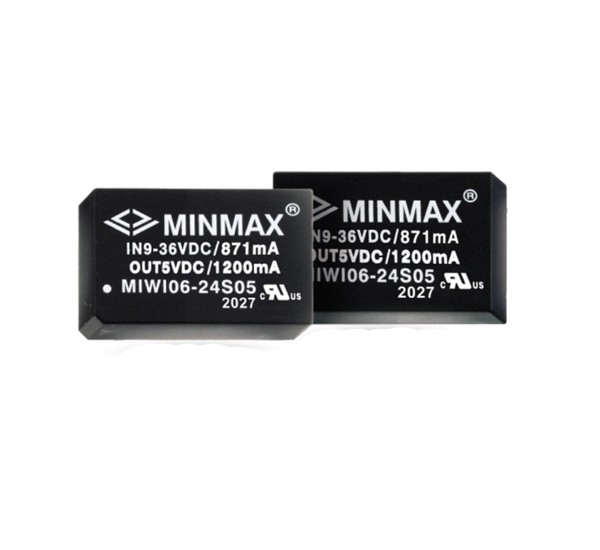 مبدل 48 ولت DC به 24 ولت DC مین مکس MIWI06-48S24 - آی تی بازار